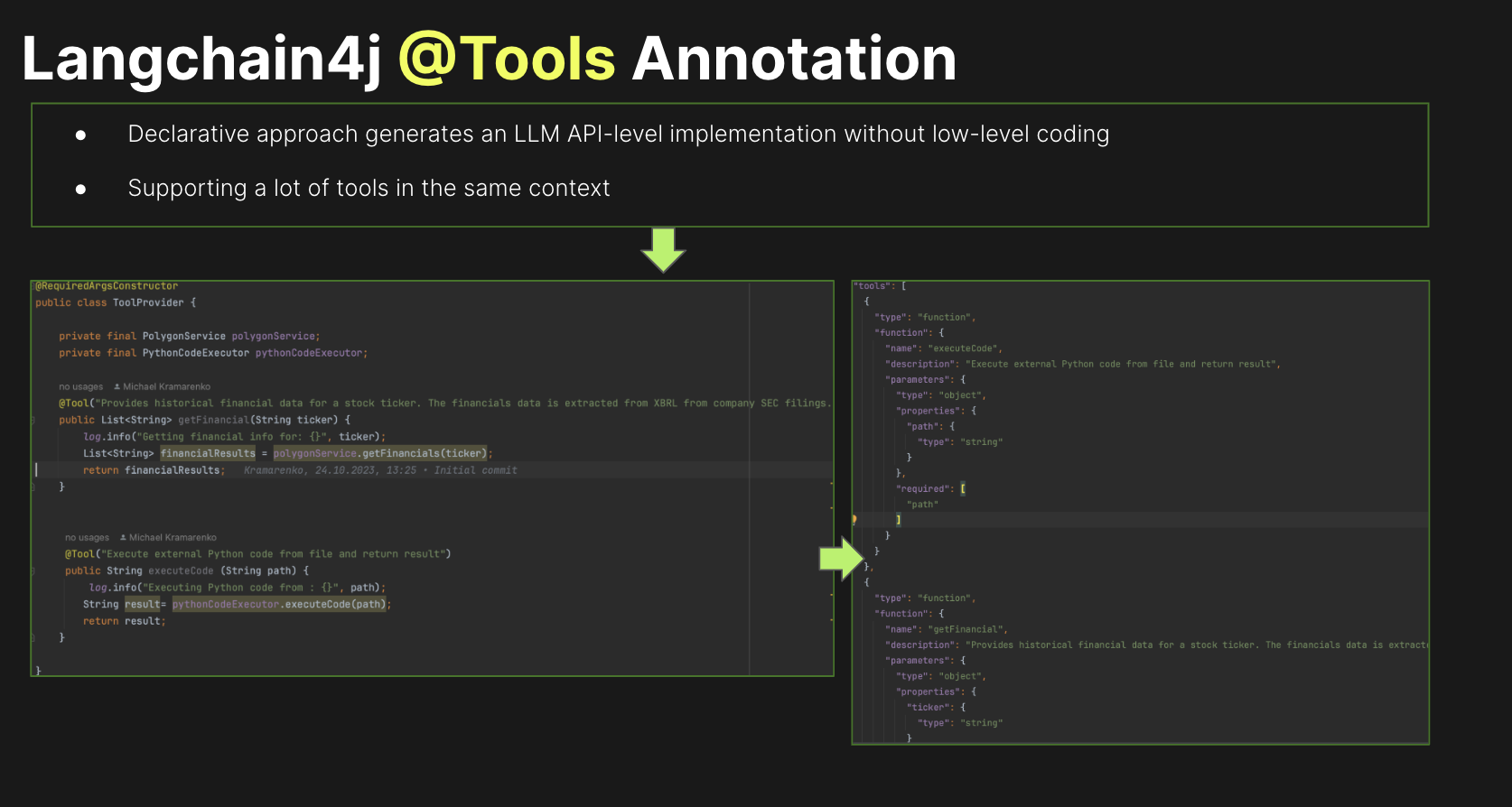 How to incorporate LM/LLM features into Java using Langchain4j